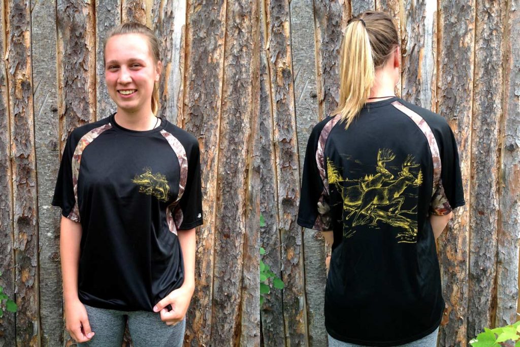 Deer Hunting Shirts | Polyester Camouflage Accent TShirts for Hunters