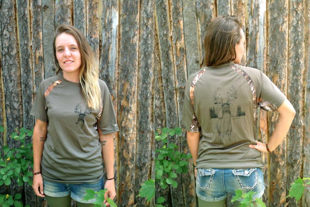 Deer Hunting Shirts | Polyester Camouflage Accent TShirts for Hunters